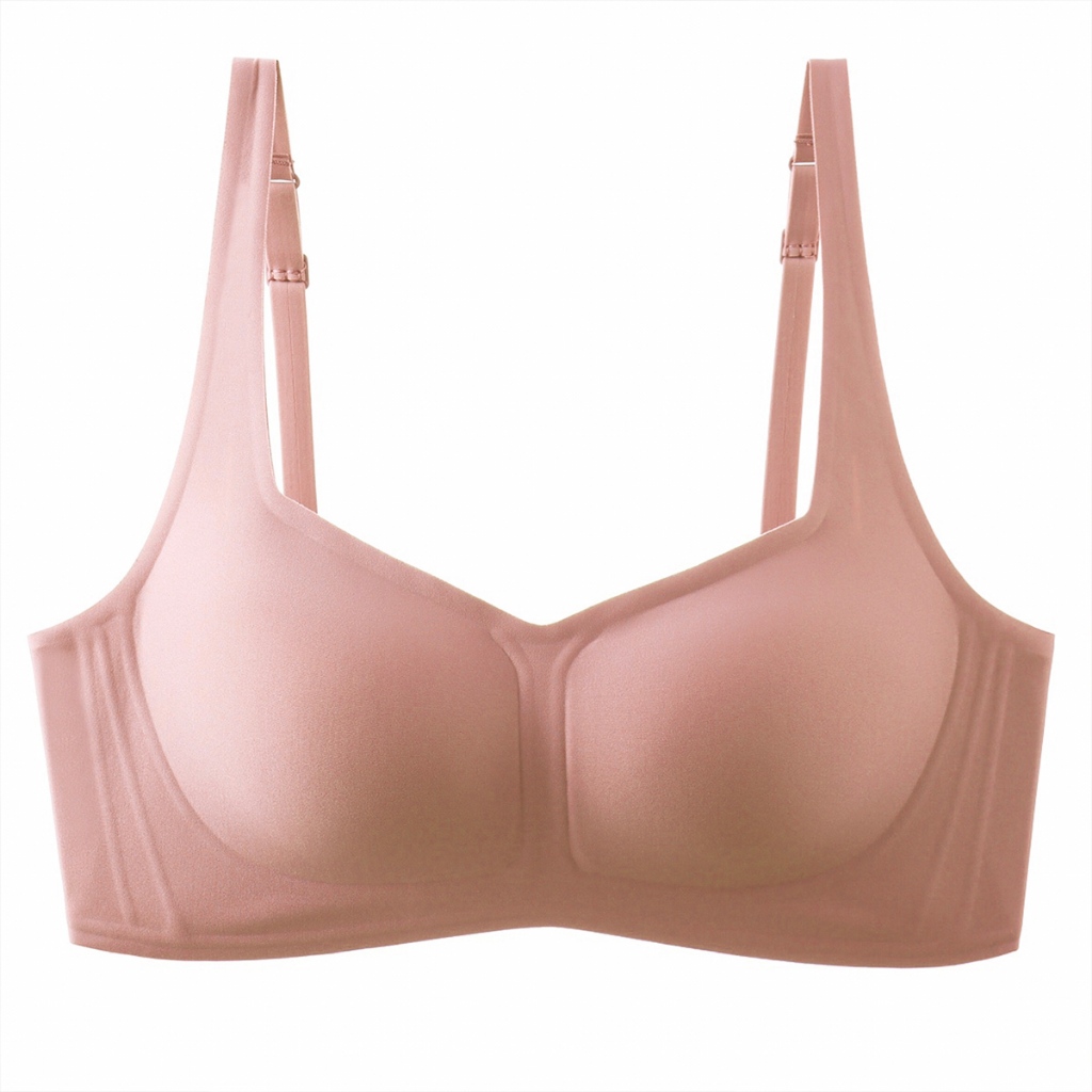 Seamless Women's Bra Ladies Sexy Square Neck T Shirt Yoga Bra Padded ...