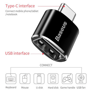 Baseus Micro USB Type C Adapter Type-c to Micro USB Charger Plug ...