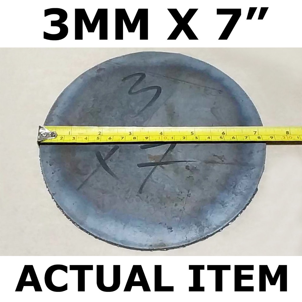 MS BASE PLATE 3MM X 7" MILD STEEL CIRCLE