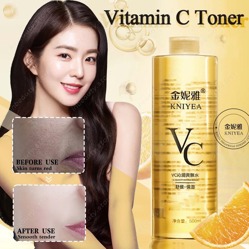 500ML Vitamin C Toner Intensive Whitening Softer Minimize Pores Remove ...