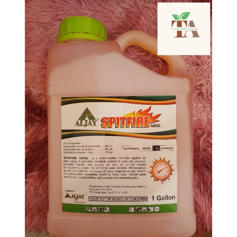 Spitfire Gallon Herbicide Glyphosate - Weed Killer | Shopee Philippines