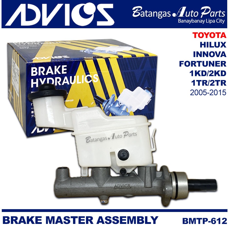 ADVICS BRAKE MASTER TOYOTA INNOVA FORTUNER HILUX 1KD/2KD/1TR 2005-2015 ...