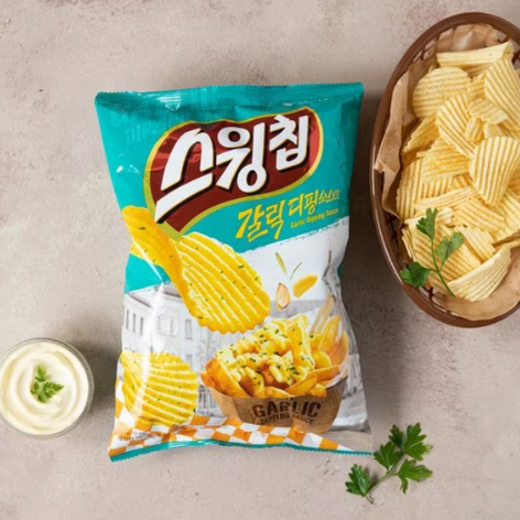 ORION Swing Chips Garlic Dipping Sauce 30g | Shopee Philippines