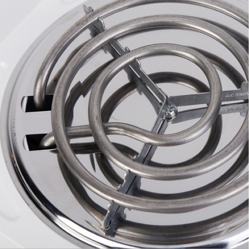 Portable 1000W Electric Single Burner Stove with Auto-Thermostat and Overheat Protection ...