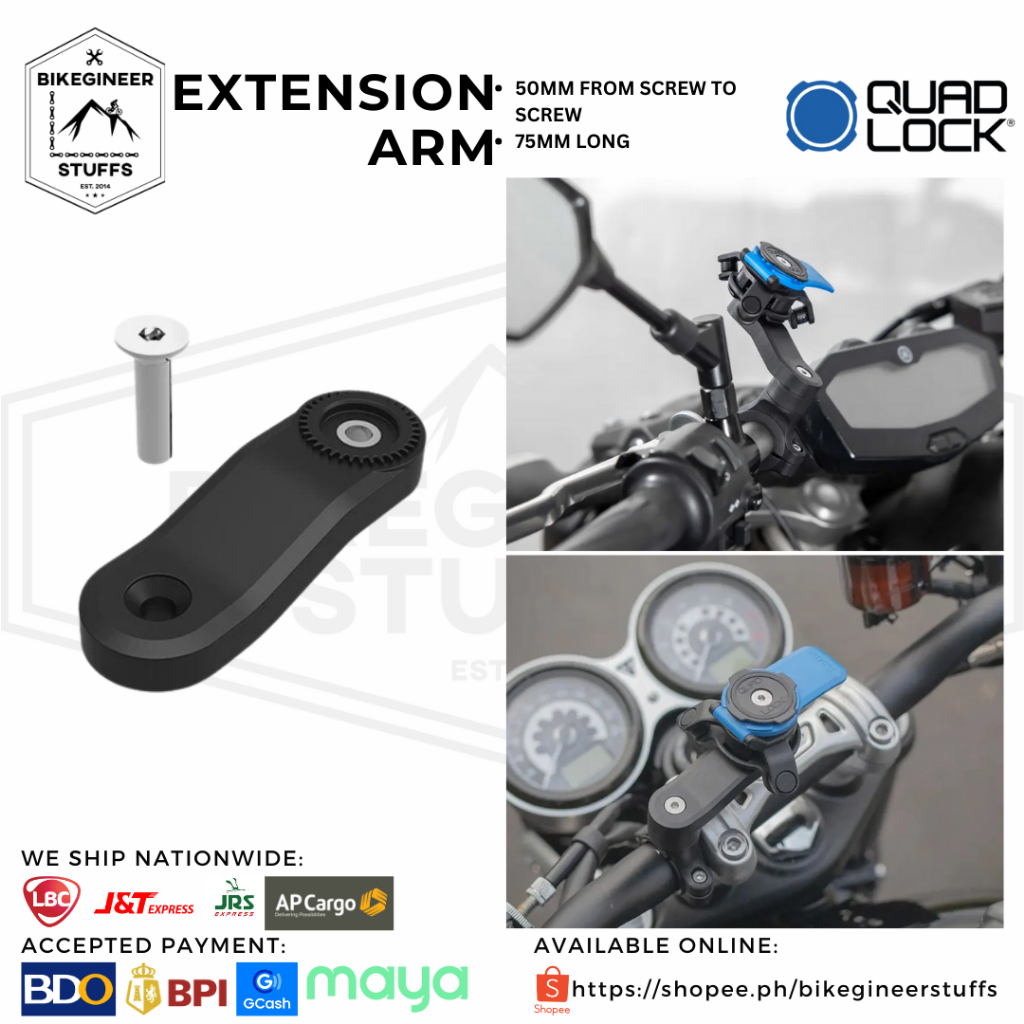 Quad Lock Extension Arm 50mm | Shopee Philippines
