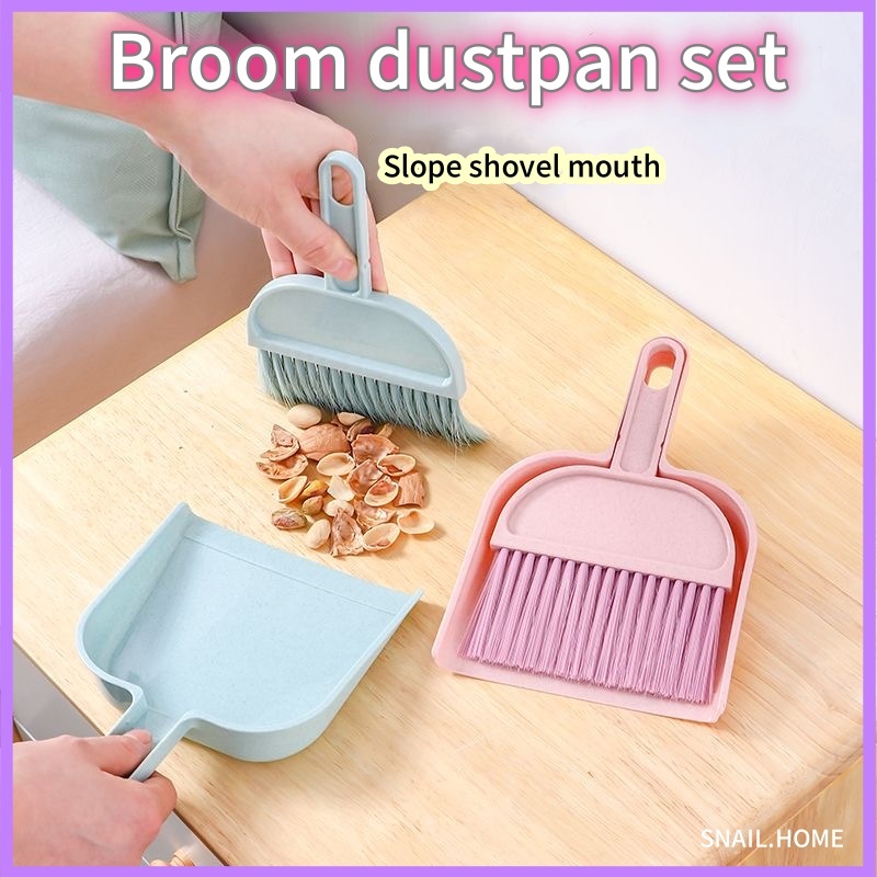 1PC Mini Cleaning Brush & Dustpan Set Cleaning Tools Plastic Brush Pole ...