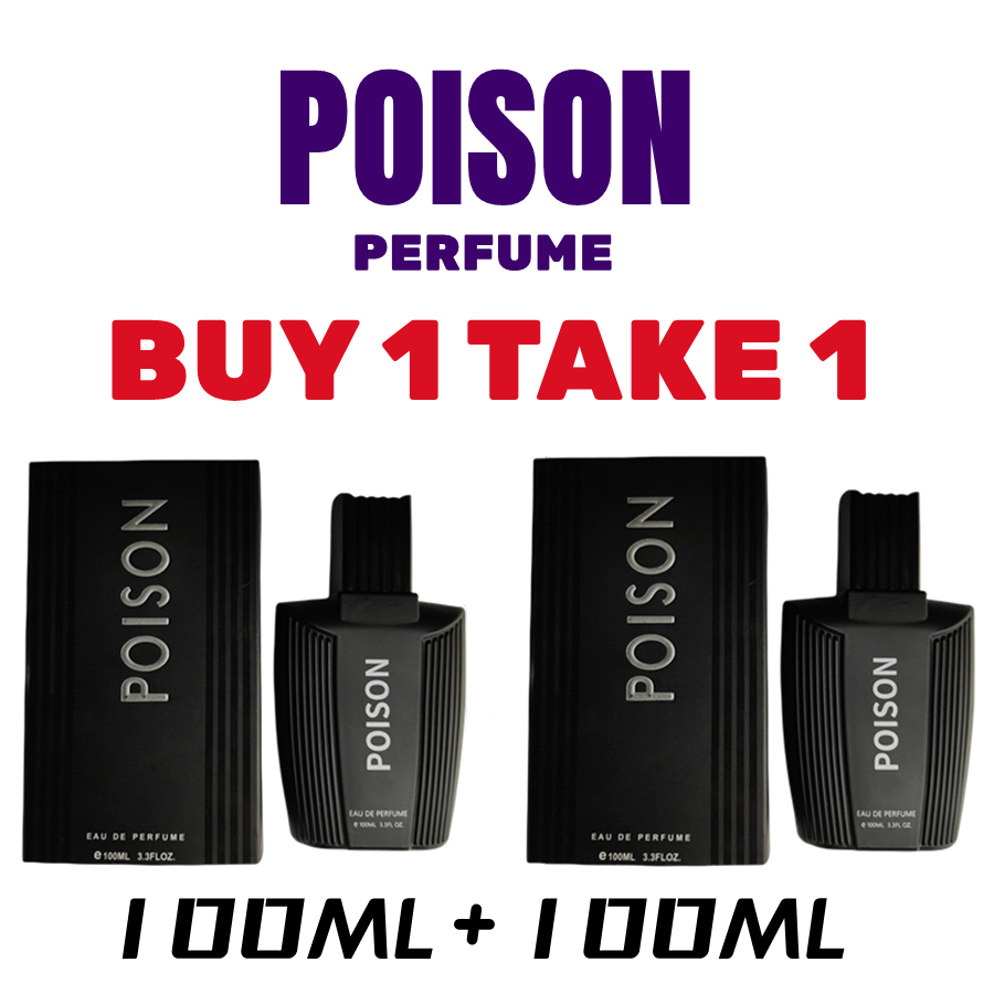 【Buy 1 Take 1】POISON Perfume Spray for Men Long-Lasting Fragrance Eau De Parfum 100ML | Shopee ...