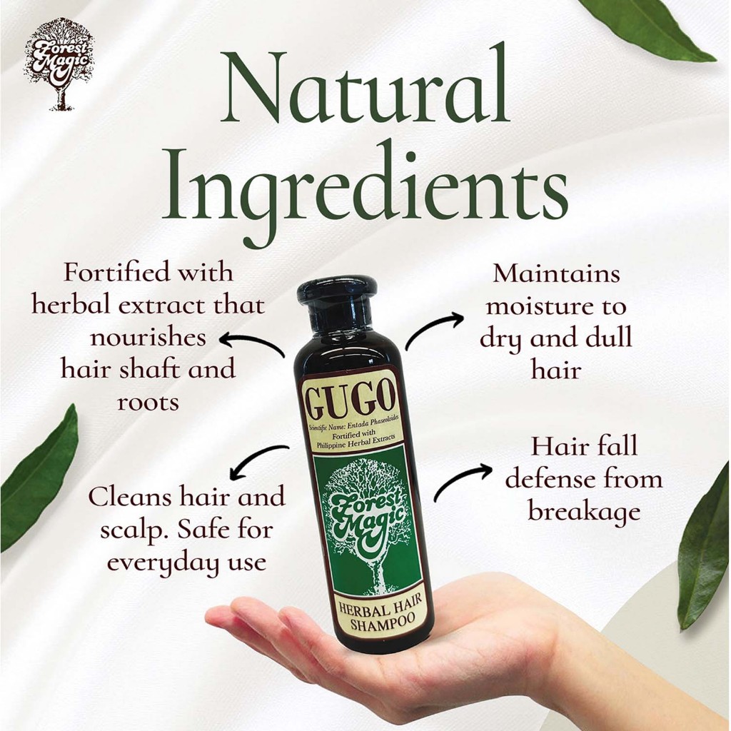 Forest Magic Herbal Gugo Shampoo 250ml | Shopee Philippines