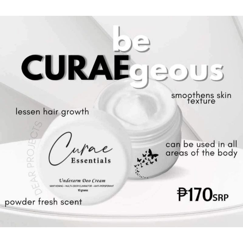CURAE UNDERARM DEO CREAM | Shopee Philippines