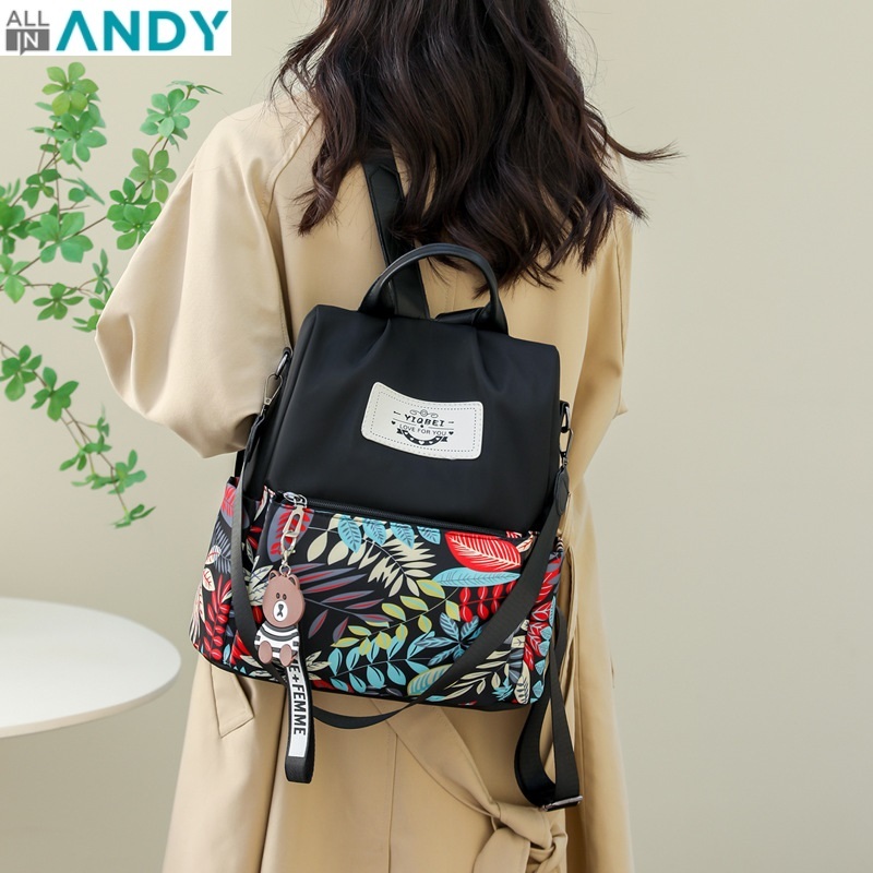 Andy Women Backpacks Anti-theft Shoulder Bags Korean Style Travel Bags ...