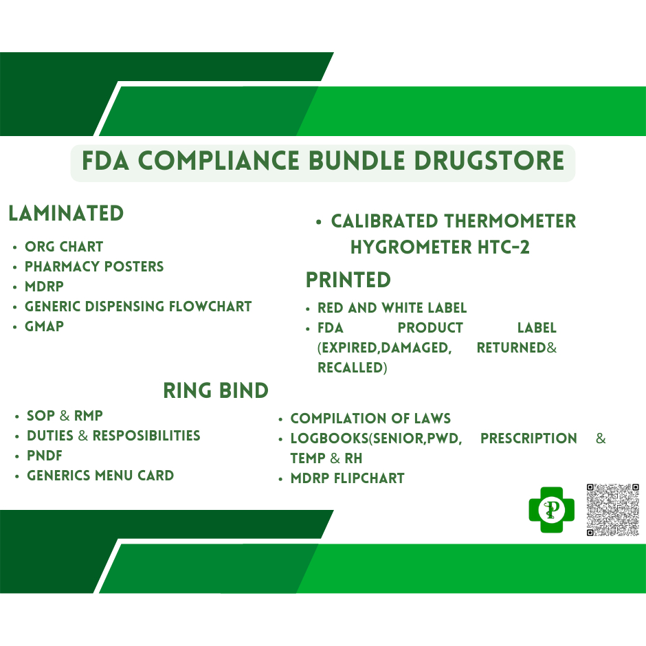 FDA COMPLIANCE BUNDLE (DOCUMENT REQUIREMENTS + THERMOHYGROMETER ...