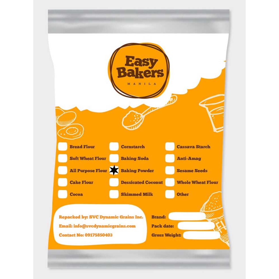 EASY BAKERS BAKING POWDER 1KG | Shopee Philippines