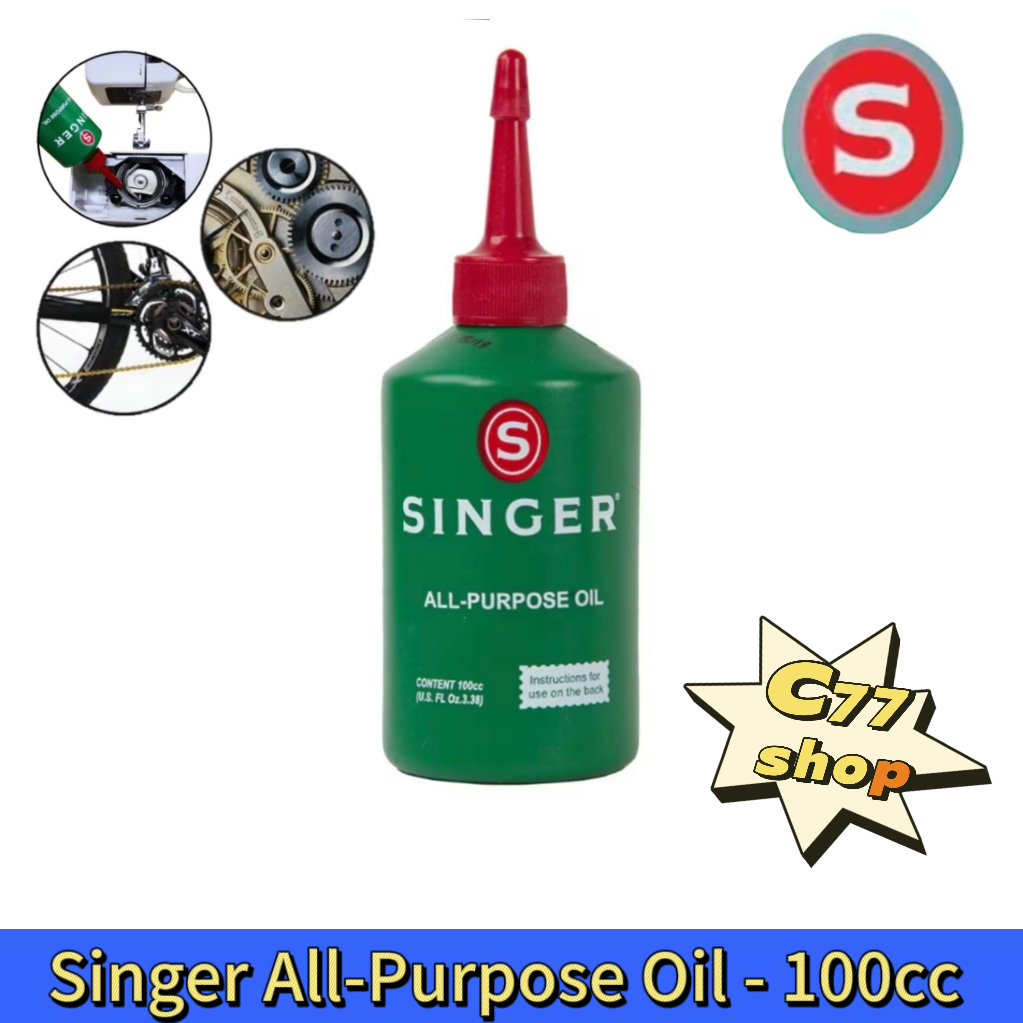 Singer oil all purpose oil , sewing machine oil etc/One bottle | Shopee ...