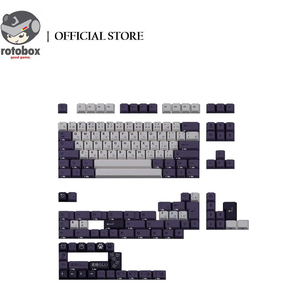 KBDfans PBTfans Subarashi Keycaps [159 keys] | Shopee Philippines