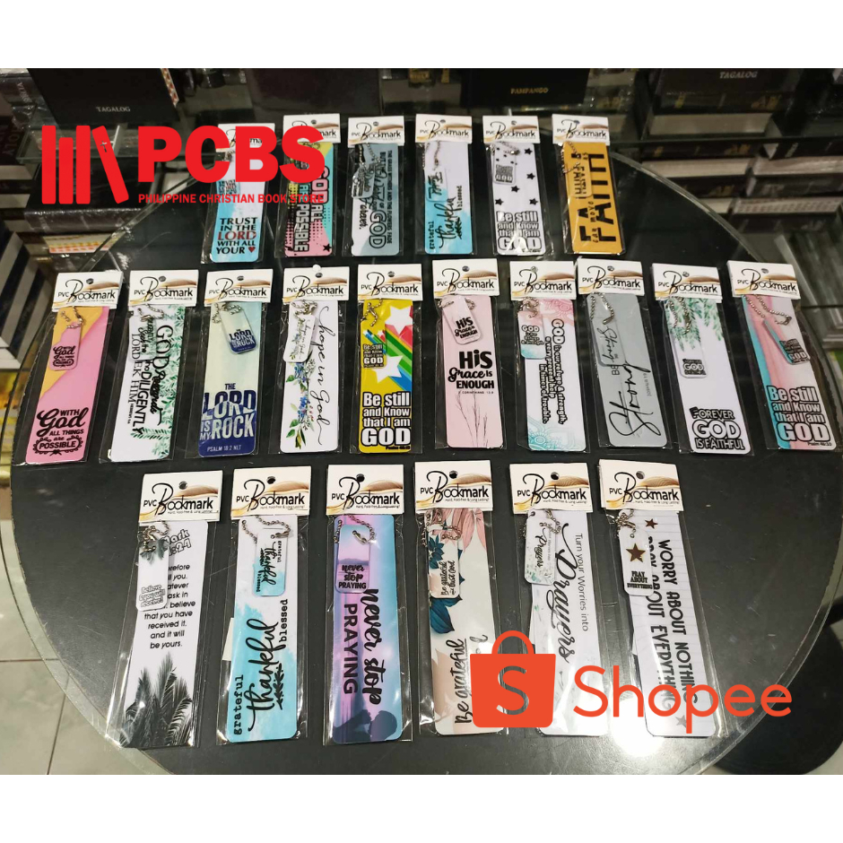 PCBS PVC Bookmarks SMALL (WITH BIBLE VERSES & INSPIRATIONAL WORDS)(GIFT ...