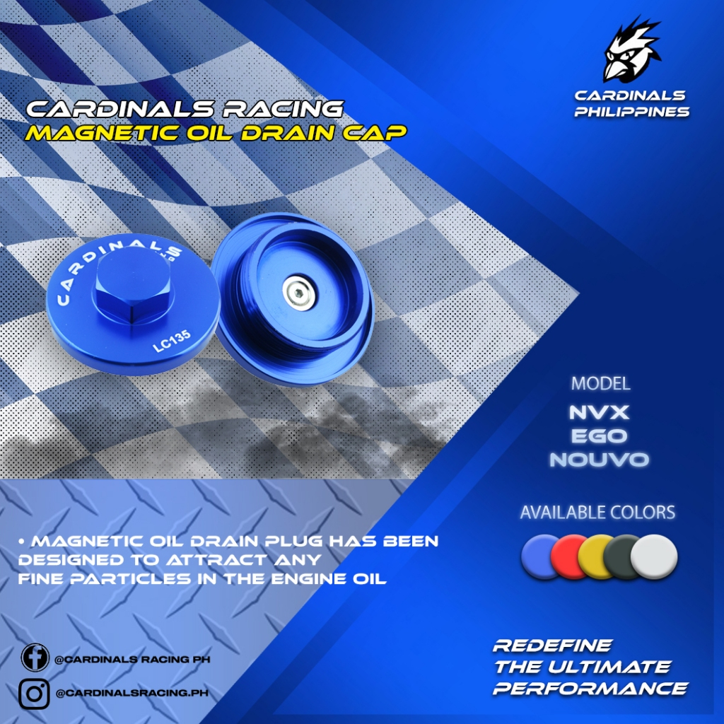 CARDINALS RACING - DRAIN PLUGS | Shopee Philippines