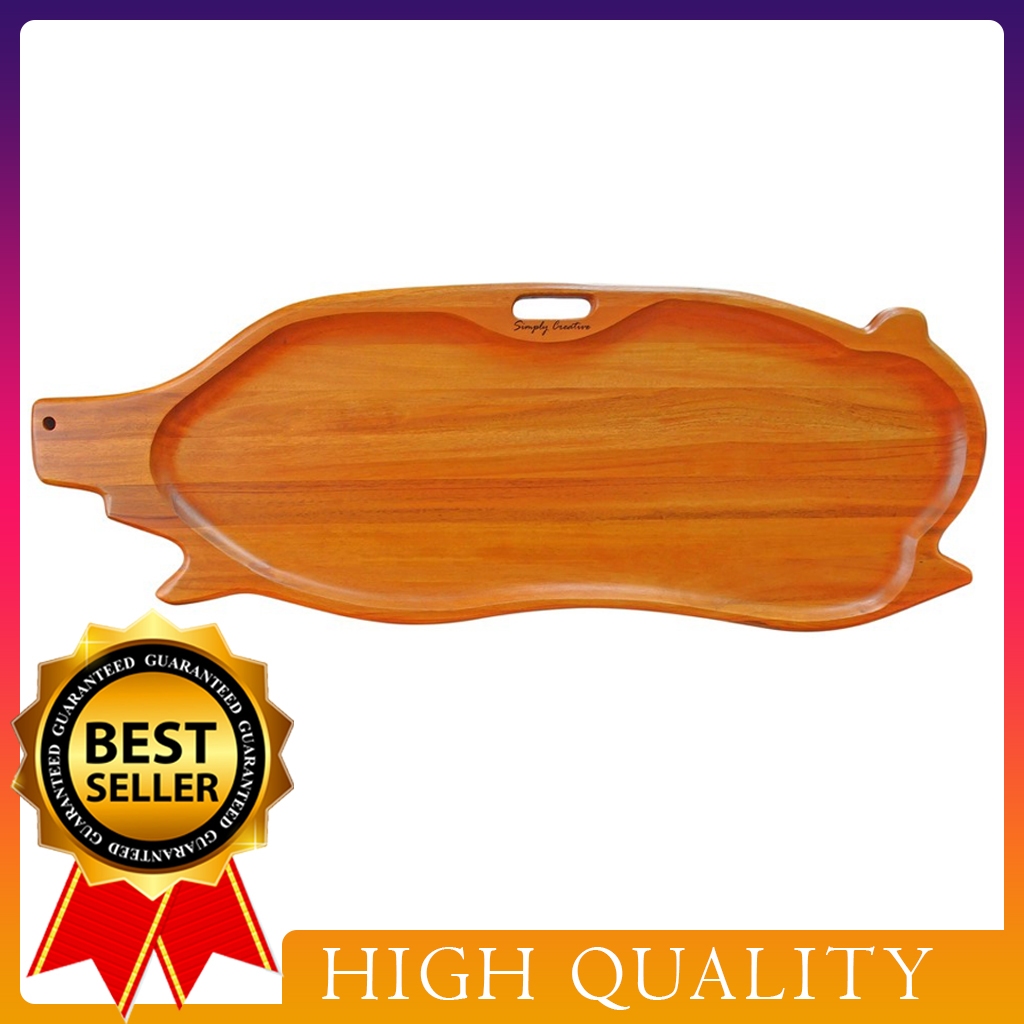 Wooden Lechon Tray Wooden Pig Platter Decorative Serving Tray | Shopee ...