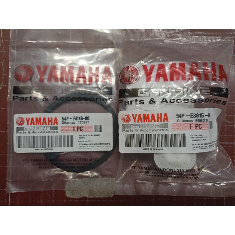 Yamaha Genuine Fuel Pump Filter Pad and Oring - Mio i Mio MXi Mio Soul ...