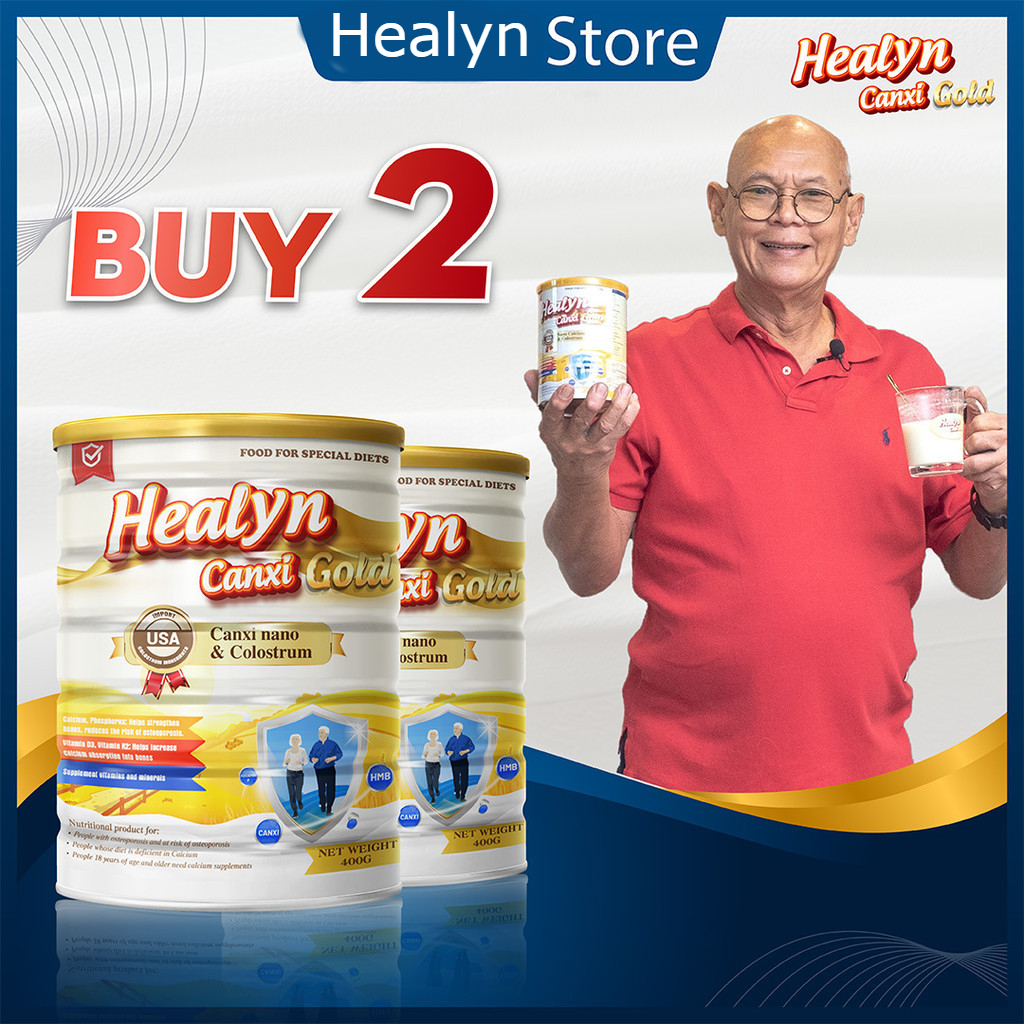( Buy 2 ) Healyn Canxi Gold 400g Milk for osteoporosis and arthritis ...