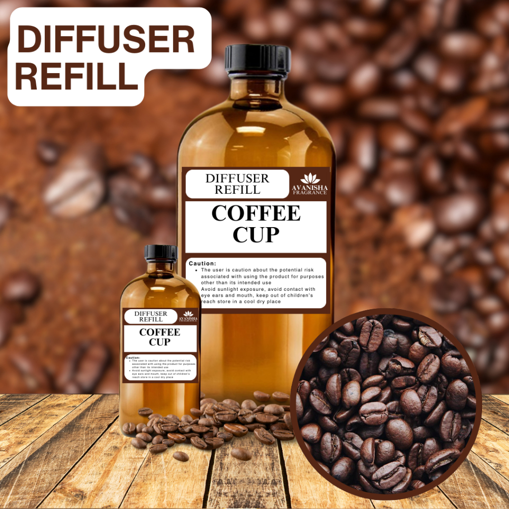 Coffee Cup Diffuser Refill 120 ml Oil Base | Shopee Philippines