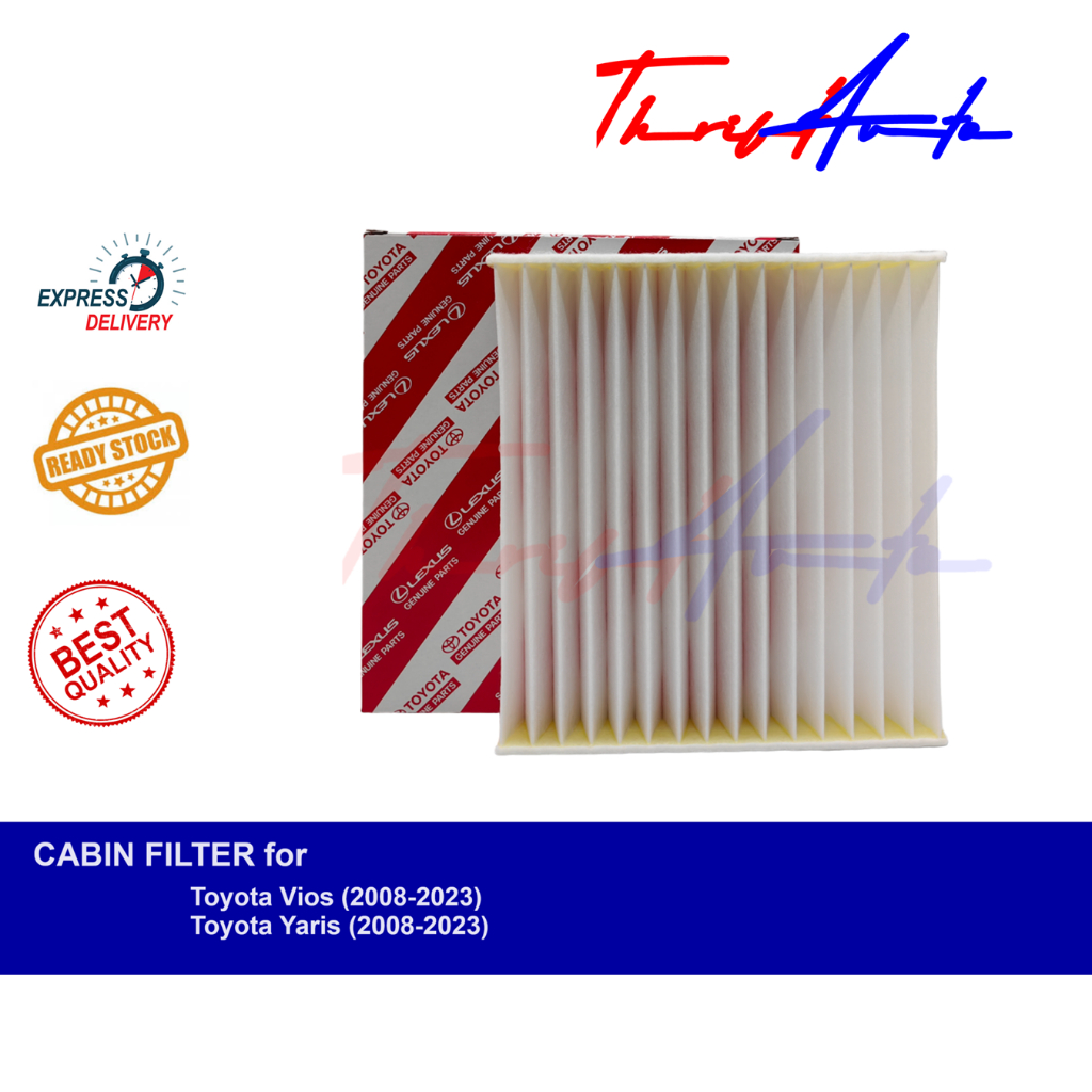 AC Cabin Filter for Toyota Vios (2008-2024) and Toyota Yaris (2008-2024 ...