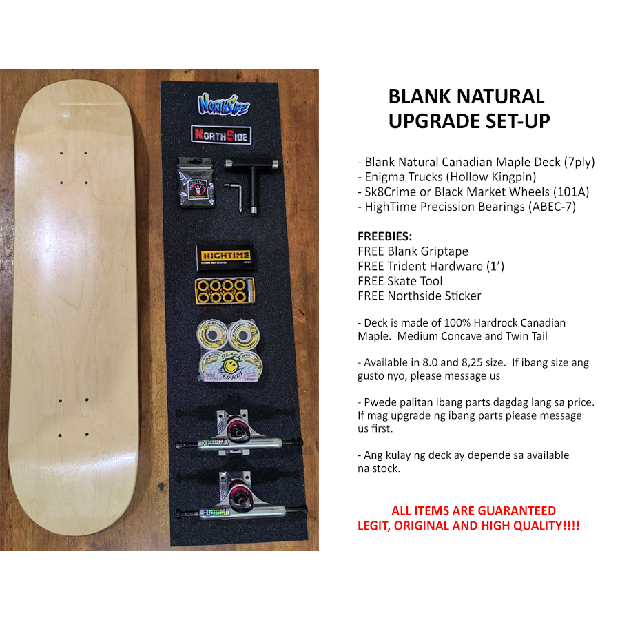 Skateboard Fullset / Complete Set with Freebies | Shopee Philippines