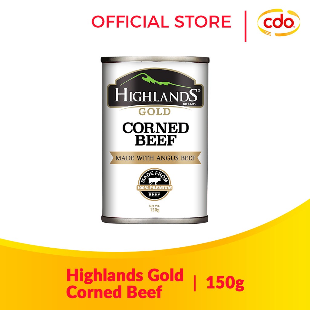 HIGHLANDS Gold Corned Beef 150g | Shopee Philippines