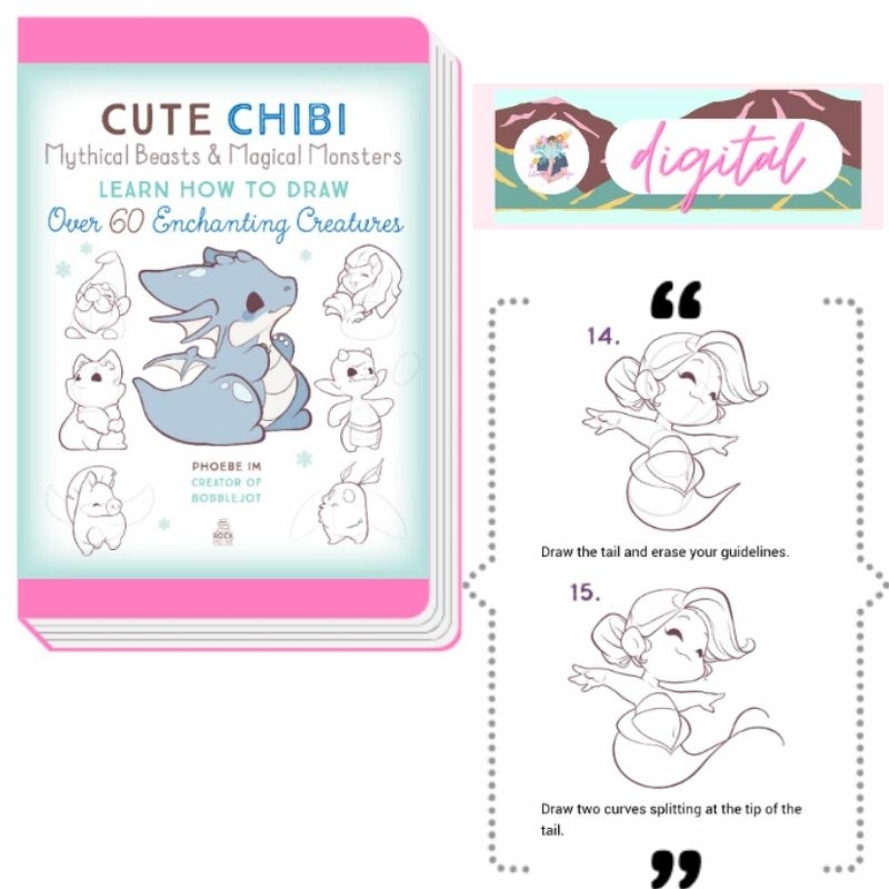 Cute Chibi Mythical Beasts & Magical Monsters Learn How To Draw Over 60 Enchanting Creatures ...
