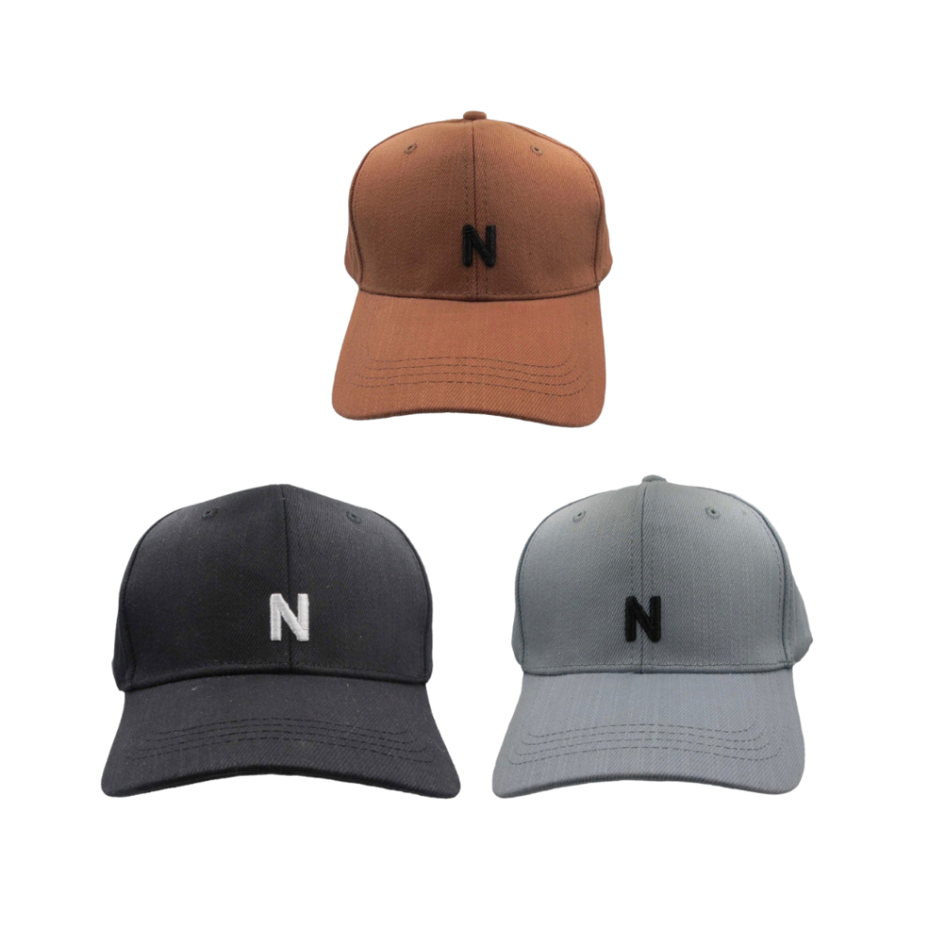 N Letter Design Baseball (Curved Brim) | Shopee Philippines