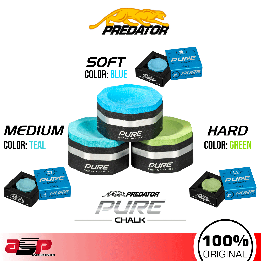 Predator Pure Chalk - Billiard Chalk / Tisa ng Tako (1 PIECE) | Shopee ...
