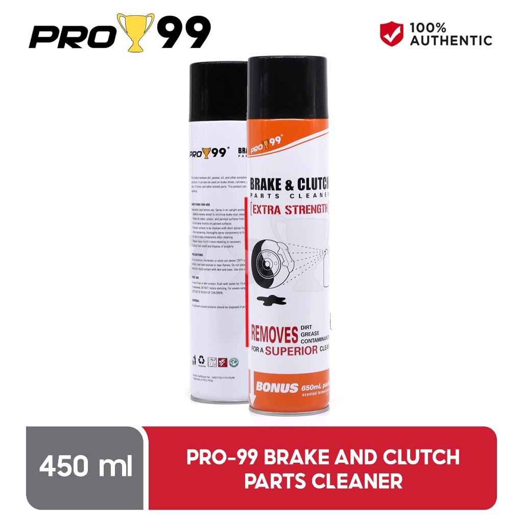 Pro-99 Brake and Clutch Parts Cleaner - Extra Strenght Remove Dirt ...