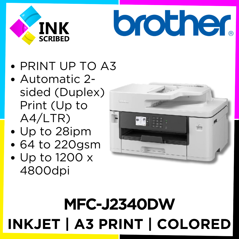 BROTHER MFC-J2340DW Multi-function A3 Inkjet Printer J2340 W/ COPIER ...