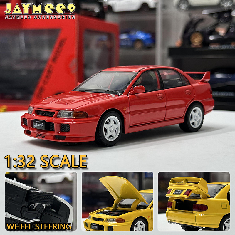 Die Cast JKM 1:32 Scale MITSUBISH EVO 3 Lancer Evolution Initial D CAR ...