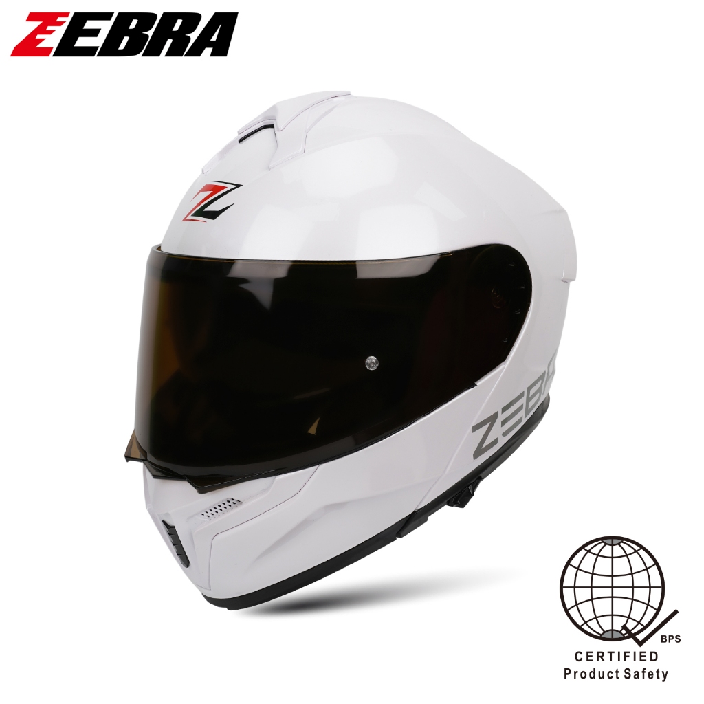 ZEBRA 767 Modular Helmet Plain Color Motorcycle | Shopee Philippines