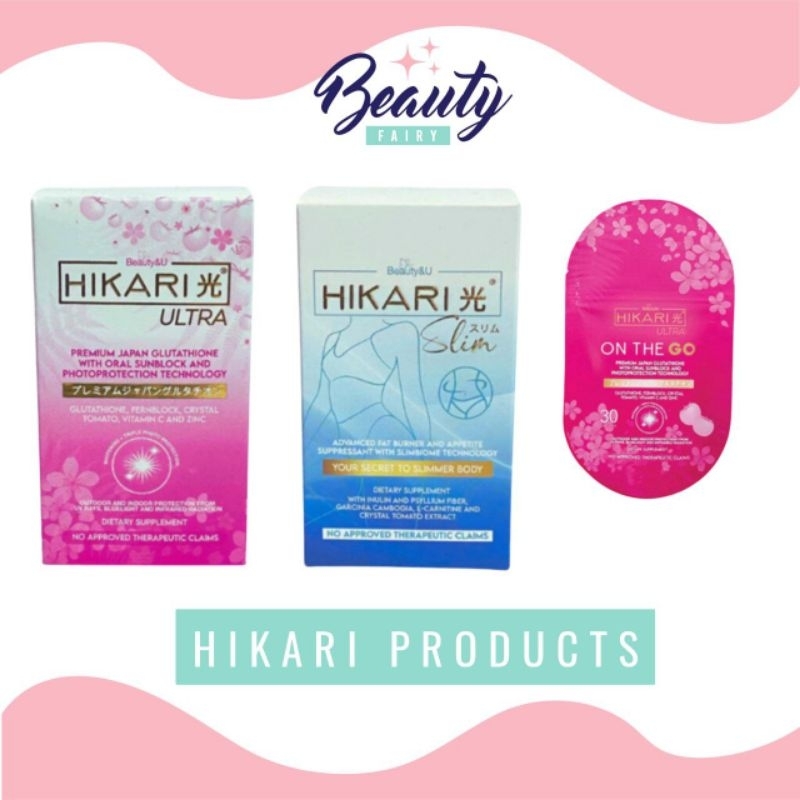 Hikari - Premium Glutathione with Oral Sunblock Technology or Hikari ...