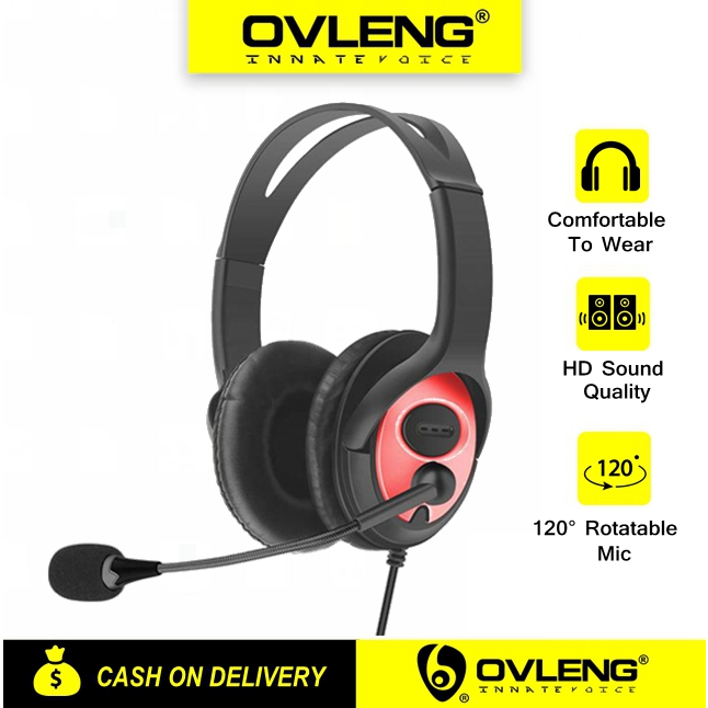 Ovleng P11 Stereo Gaming Wired Headphone With Volume Control And 3.5mm ...