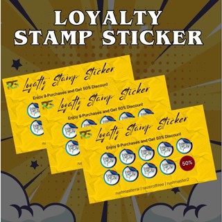 Loyalty Card Sticker Stamp (loyalty Stickers only) | Shopee Philippines