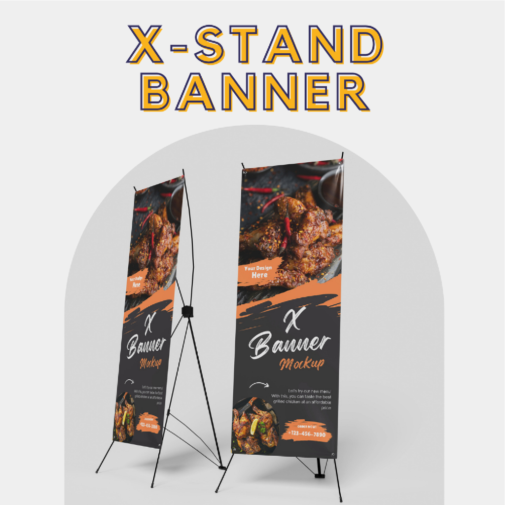 X-Stand for 2ft x 5ft Tarpaulin Banner | X Banner Stand | PROJECTTAGPH ...
