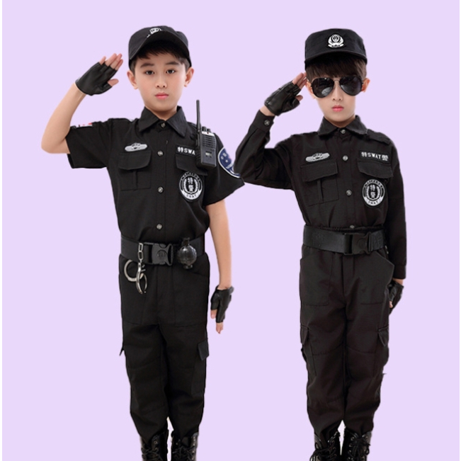 Police Costume For Kids Boys Girls Pulis Costume For Kids Children ...