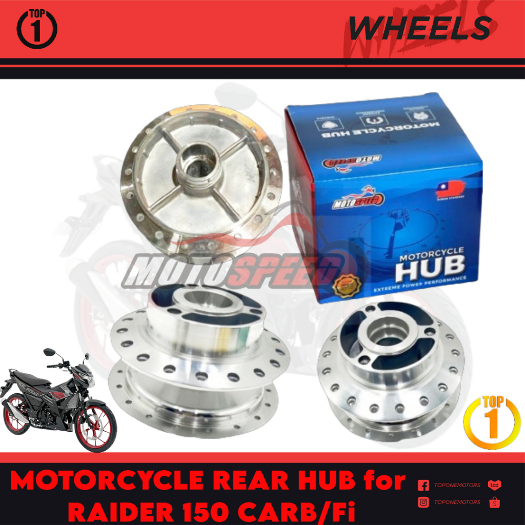 TOP1 PH Hub With Busting With Steel Collar Rear Hub For Suzuki Raider ...