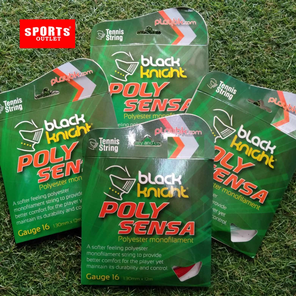 Tennis String Poly Sensa Gauge 16 Black Knight | Shopee Philippines