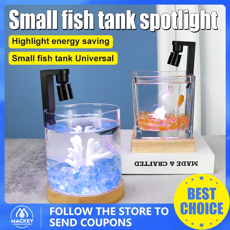 Mini Fish Tank Light Waterproof Splash Lighting Grass Tank Guppy Led ...