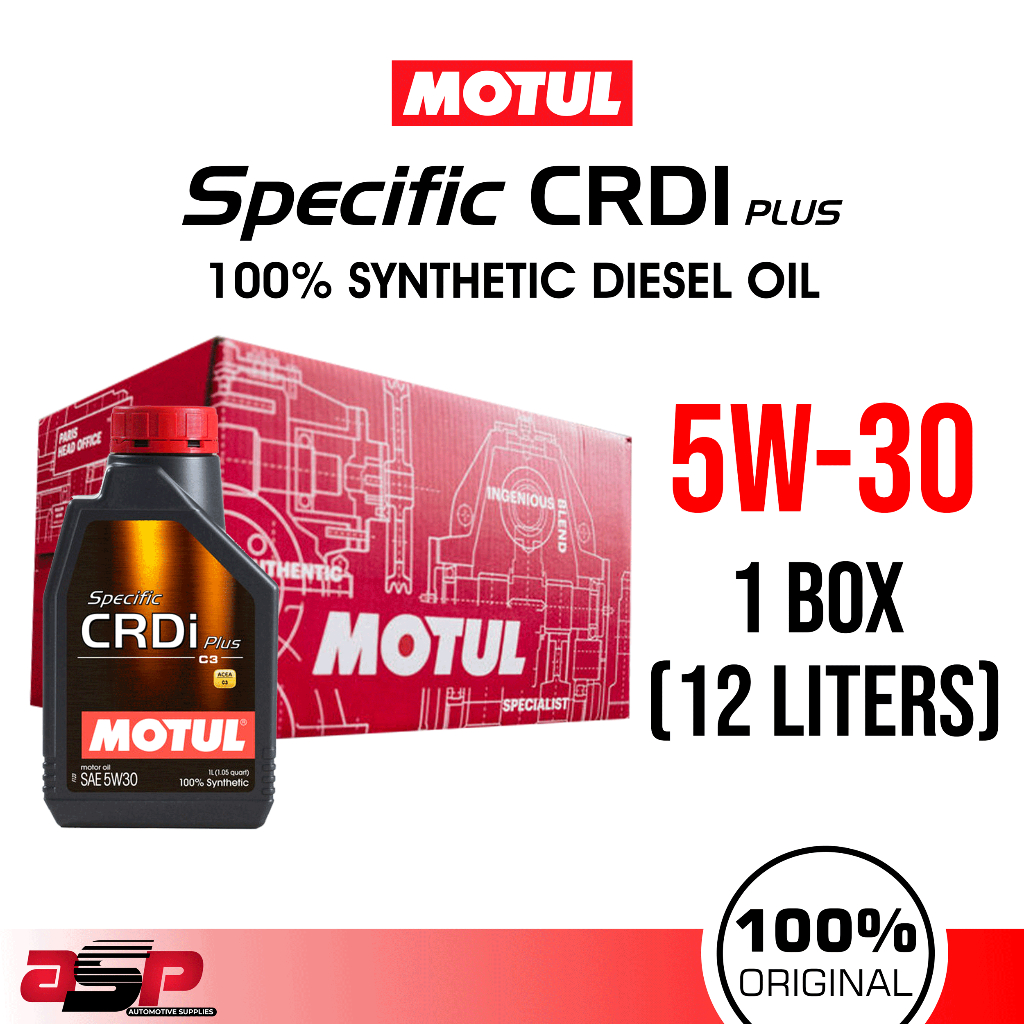 Motul Specific CRDI Plus 5W30 Fully Synthetic Diesel Oil Liter (1 BOX ...