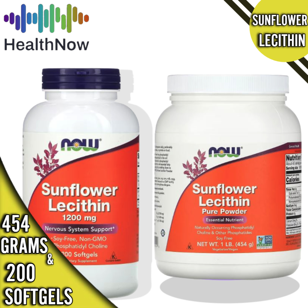 Sunflower Lecithin Lecithin Granules Now Foods | Shopee Philippines