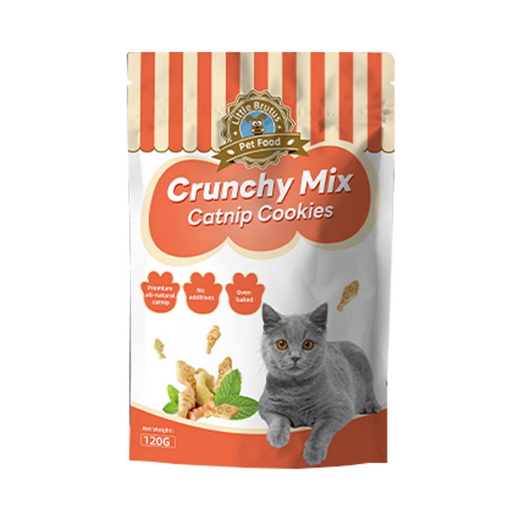 Little Brutus Catnip Mixed Biscuit treats for cats exp/08292025 ...