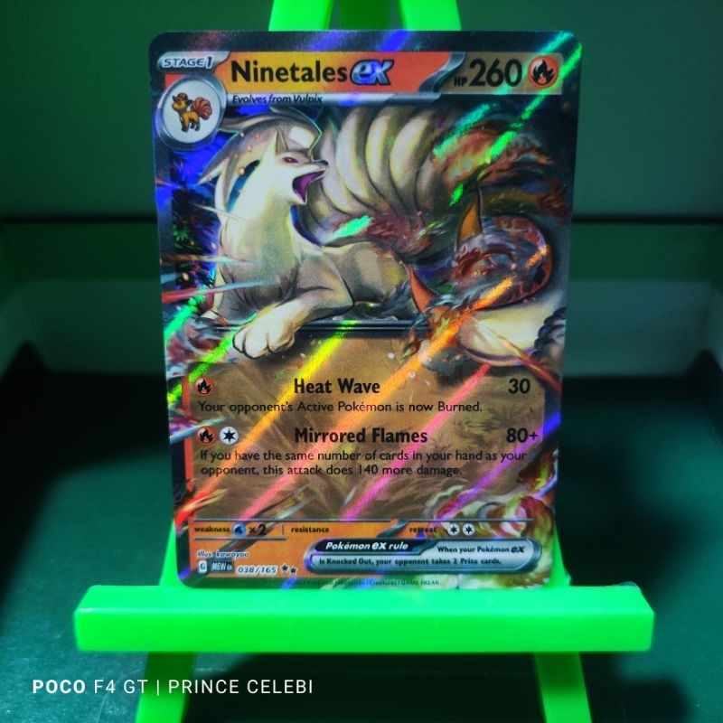 Pokemon TCG - Ninetales ex | Shopee Philippines