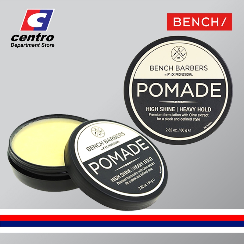 Bench Barbers Fix Pomade High Shine/Heavy Hold 80g | Shopee Philippines
