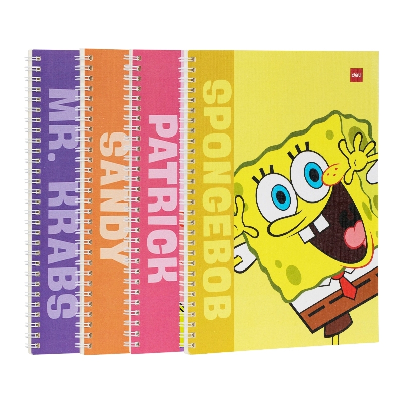 Deli LB560 Spongebob Spiral Notebook B5 60 Sheets | Shopee Philippines
