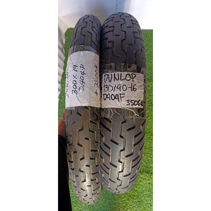 3.00S-19 TUBETYPE 2000 or 130/90-16 /TUBELESS D404 / (DUNLOP) | Shopee ...