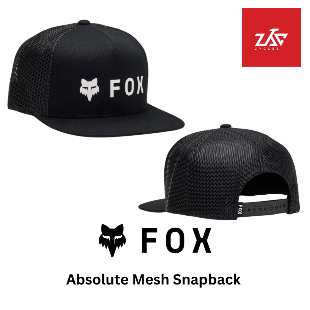 Fox Racing Absolute mesh snapback - Cap | Shopee Philippines